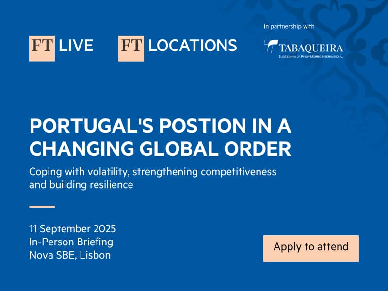 Portugal’s Position in a Changing Global Order - CIP - Confederação ...